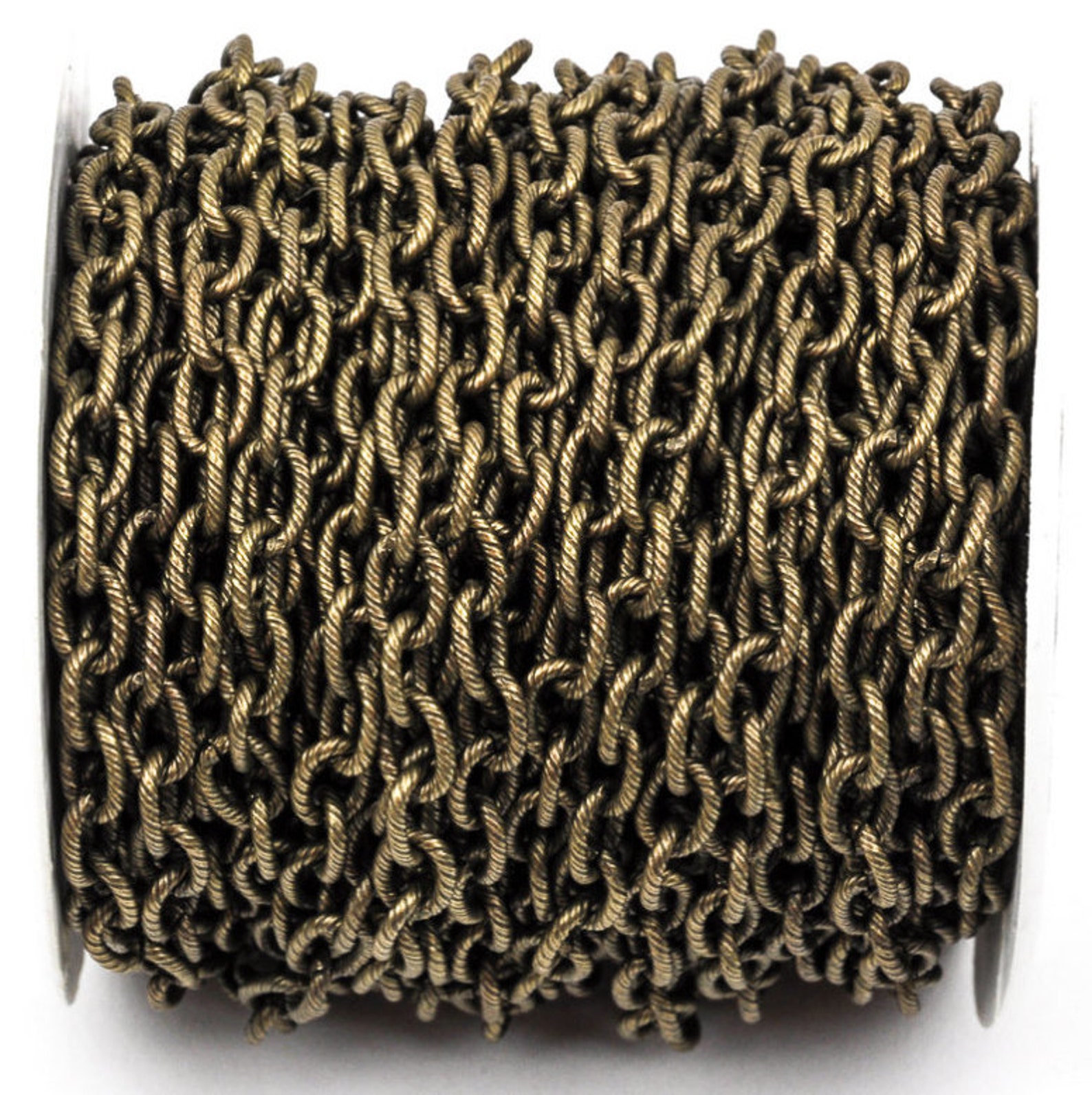 1 Yard Bronze Cable Chain Oval Links Are 9x6mm Unsoldered - Etsy