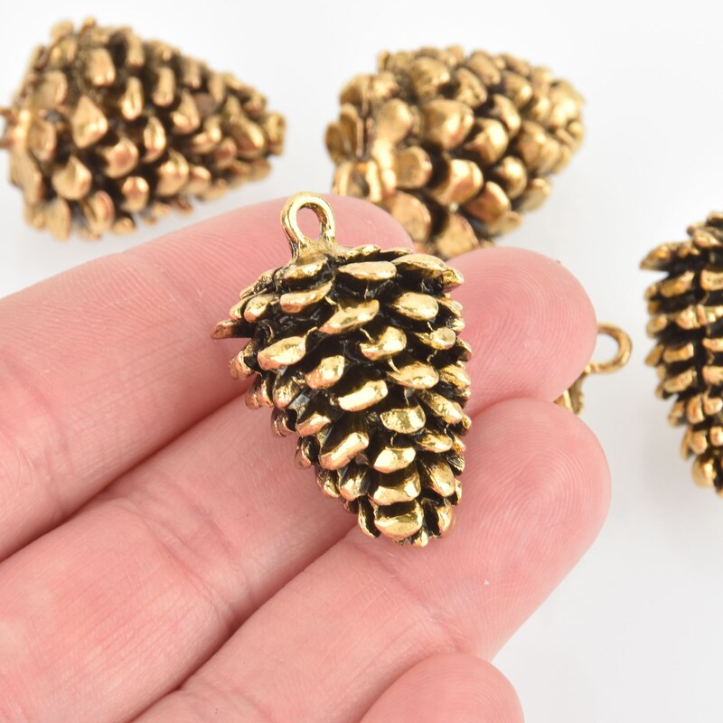 Gold Pine Cones - Etsy