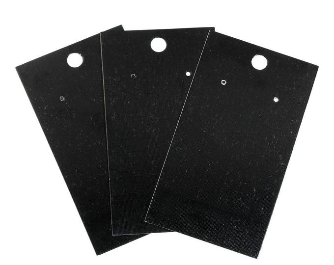 50 Black Earring Display Cards, 3.5 X 2, Bag0092 - Etsy