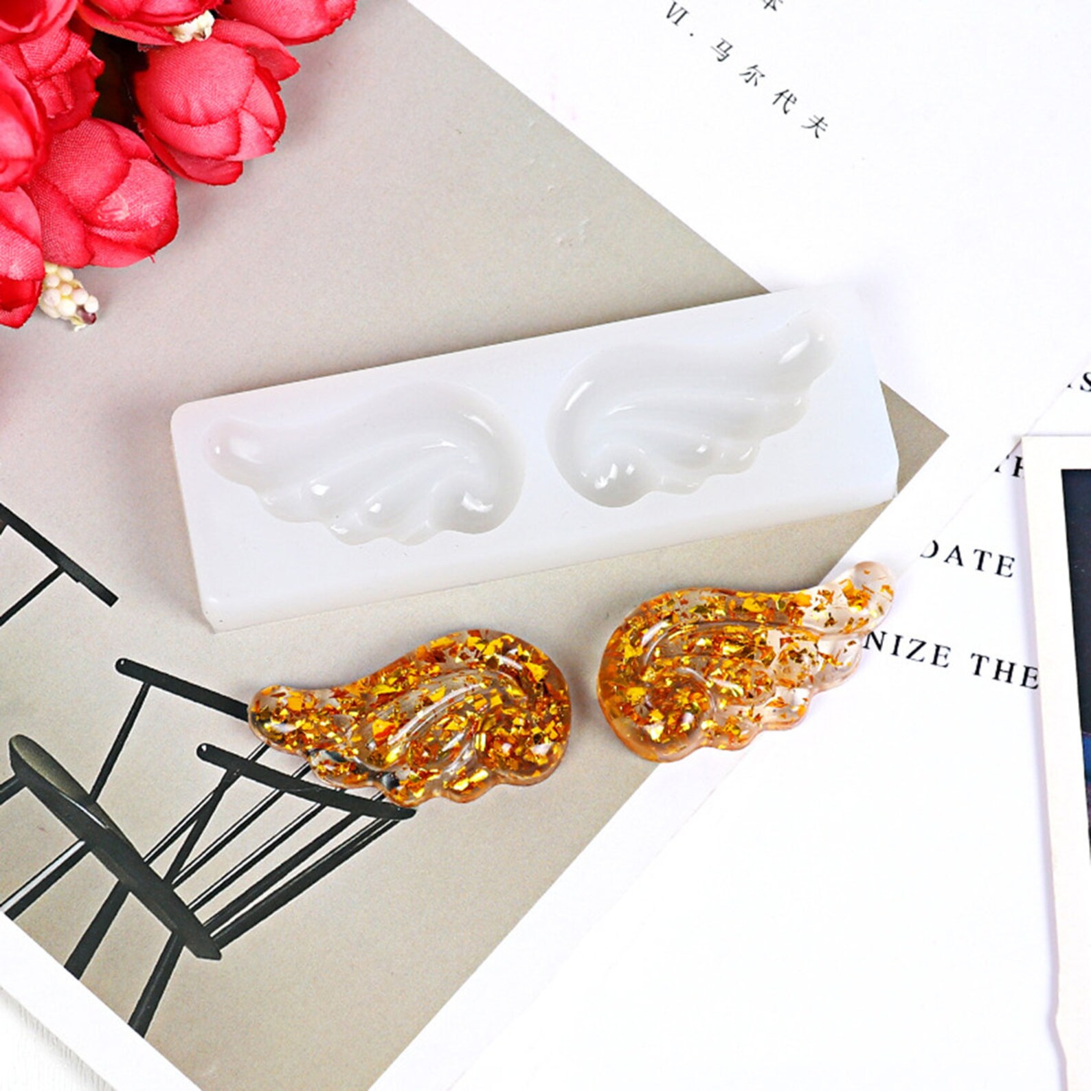 Resin WING MOLD Silicone Mold for Angel Wings Bird Wings - Etsy