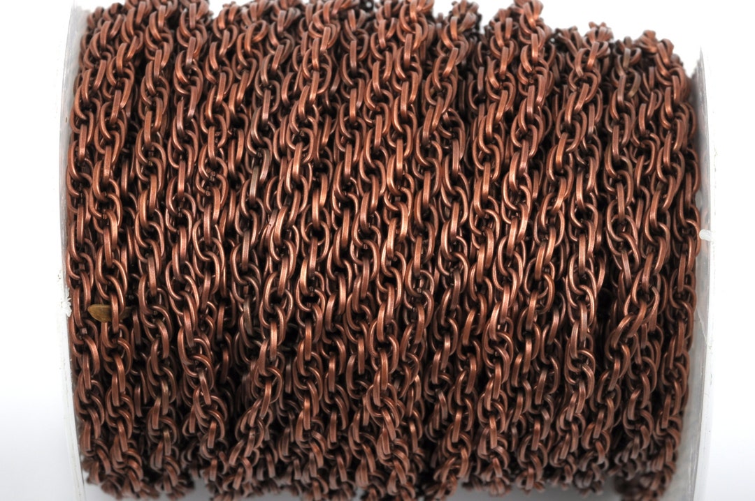 1 Yard COPPER Triple Link Chain, Links Are 5x3mm, Fch0435a - Etsy