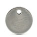 10 Stainless Steel Metal Stamping Blanks Charms ( 8mm ), Small ROUND ...