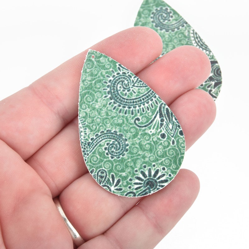 Green Teardrop - Etsy