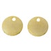 10 Bright Gold Plated Circle Disc Metal Stamping Blanks, 14 Gauge, 5/8 ...