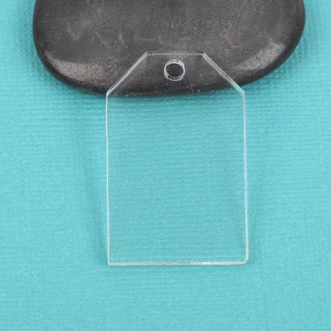 5 TAG Blank Charms 3" Clear Laser Cut Acrylic Lca0709a - Etsy