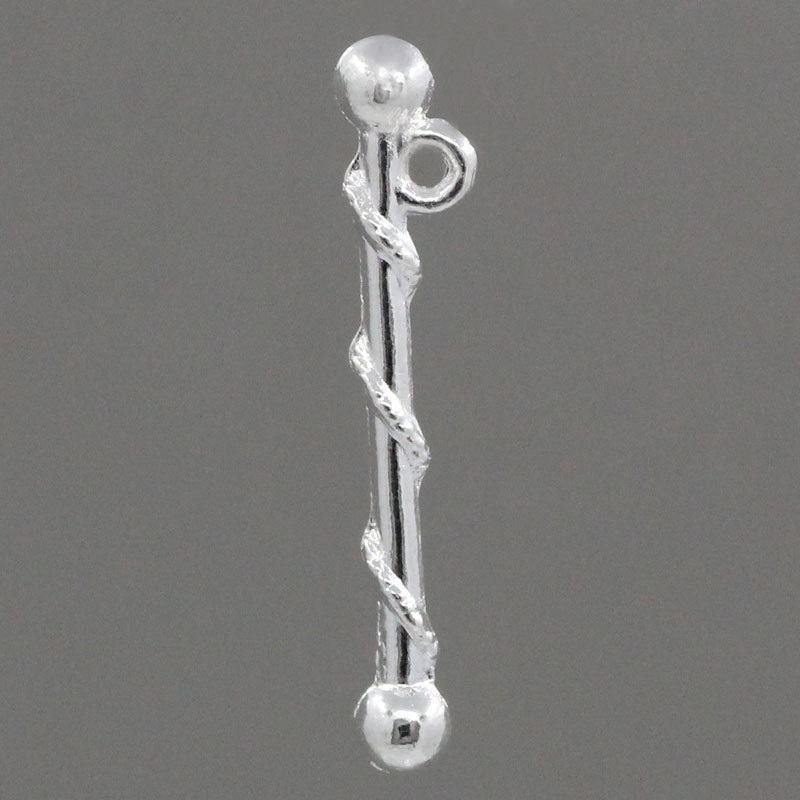10 Silver Plated DRUM MAJOR BATON Majorette Charm Pendants - Etsy