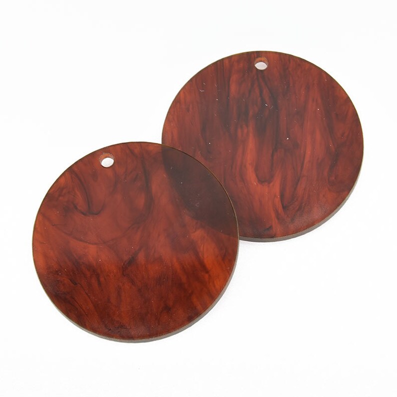 10 TORTOISE SHELL ACRYLIC 2 Circle Keychain Blanks Laser - Etsy