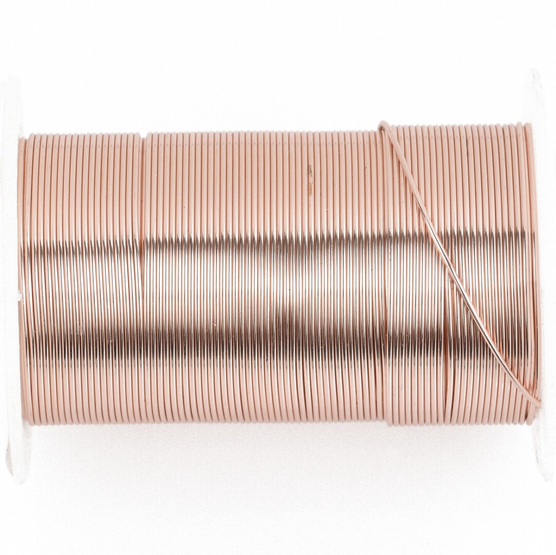 22ga ROSE GOLD Craft Wire, Tarnish Resistant Craft Wire, Wire Wrapping ...