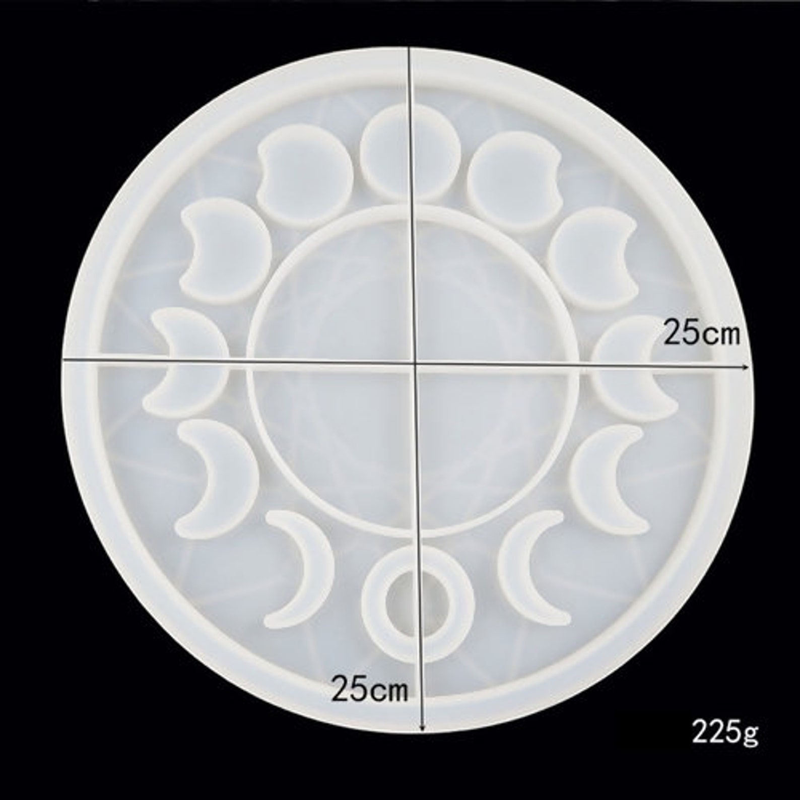 Moon Phases Silicone Mold for Resin 10 Diameter - Etsy