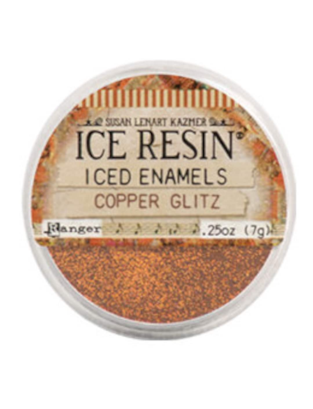 Iced Enamels Copper Glitz ICE Resin for Cold Enameling, 0.25oz, Cft0200 ...