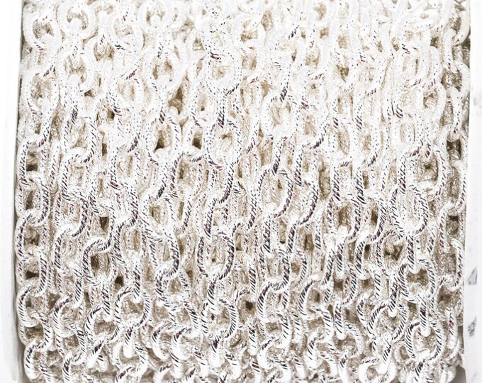 1 Yard Bright Silver Plated Cable Chain Oval Links Are 9x6mm - Etsy