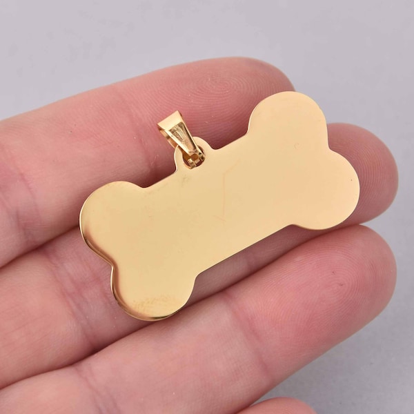 Bone Pet Tag - Etsy