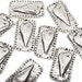 10 MENDED HEART Charm Pendants, Silver Metal, Broken Heart Charms ...