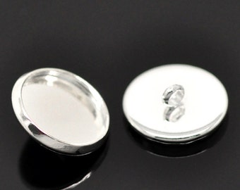 Silver Button Covers - Etsy