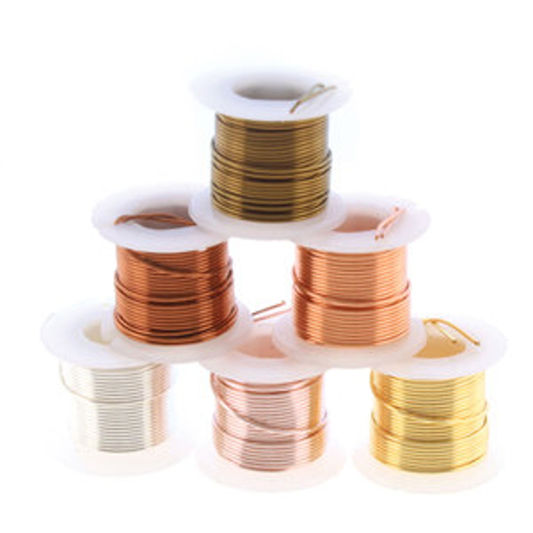 16g Tarnish Resistant Craft Wire, Assorted Colors, 1 Yards Each Wir0258 ...
