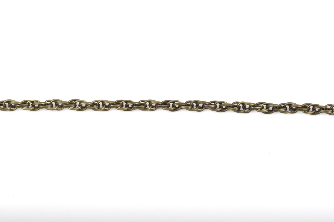 1 Yard BRONZE Triple Link Chain Links Are 5x3mm Fch0434a | Etsy
