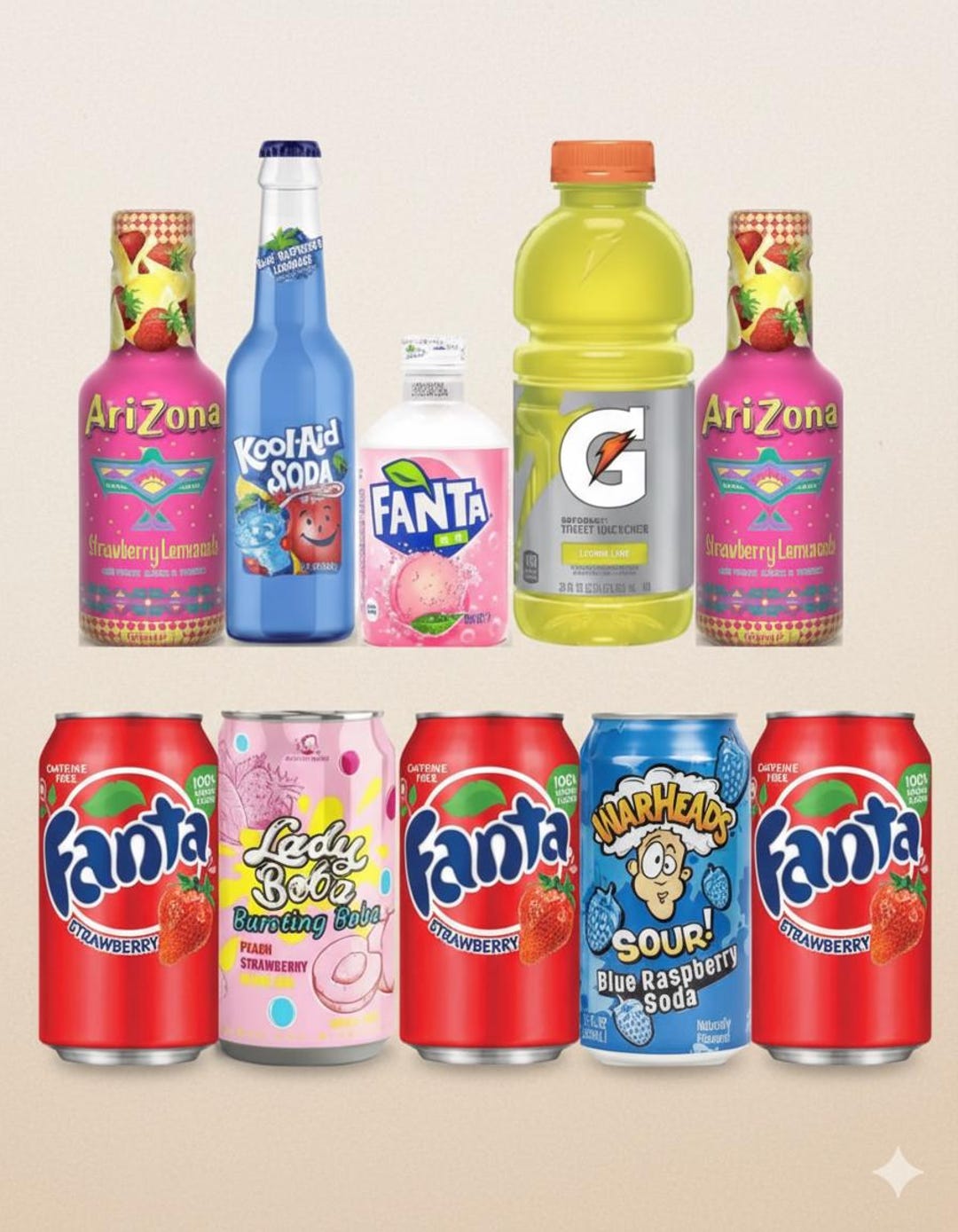 International Soda Sampler: American & Japanese Fizzy Drinks Gift Box ...