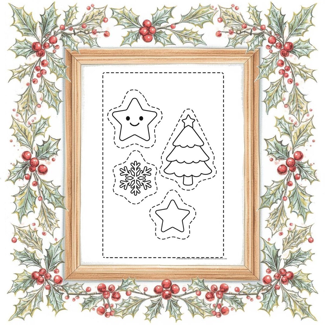 Printable Christmas Craft Template for Kids | Cute DIY Ornaments ...