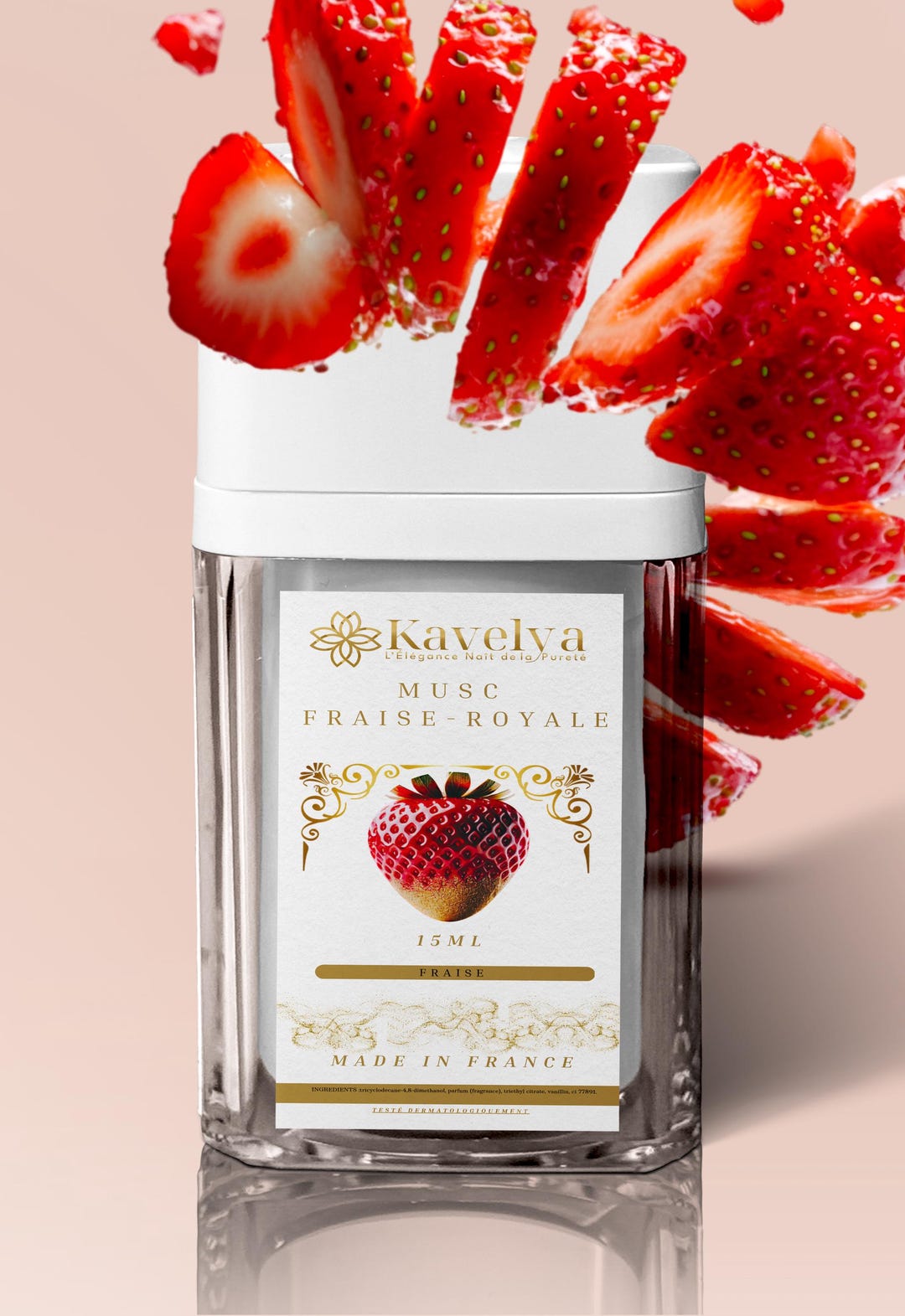 Intimate Musk Royal Strawberry - 15 Ml, Alcohol-free, Made in France - Etsy