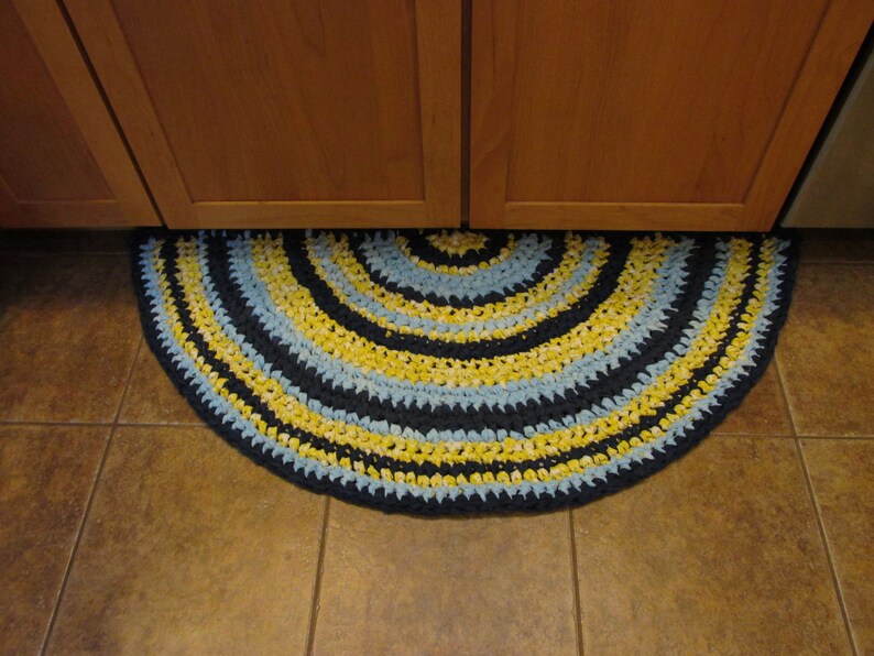 Half Moon Rag Rug - PDF Pattern - Etsy