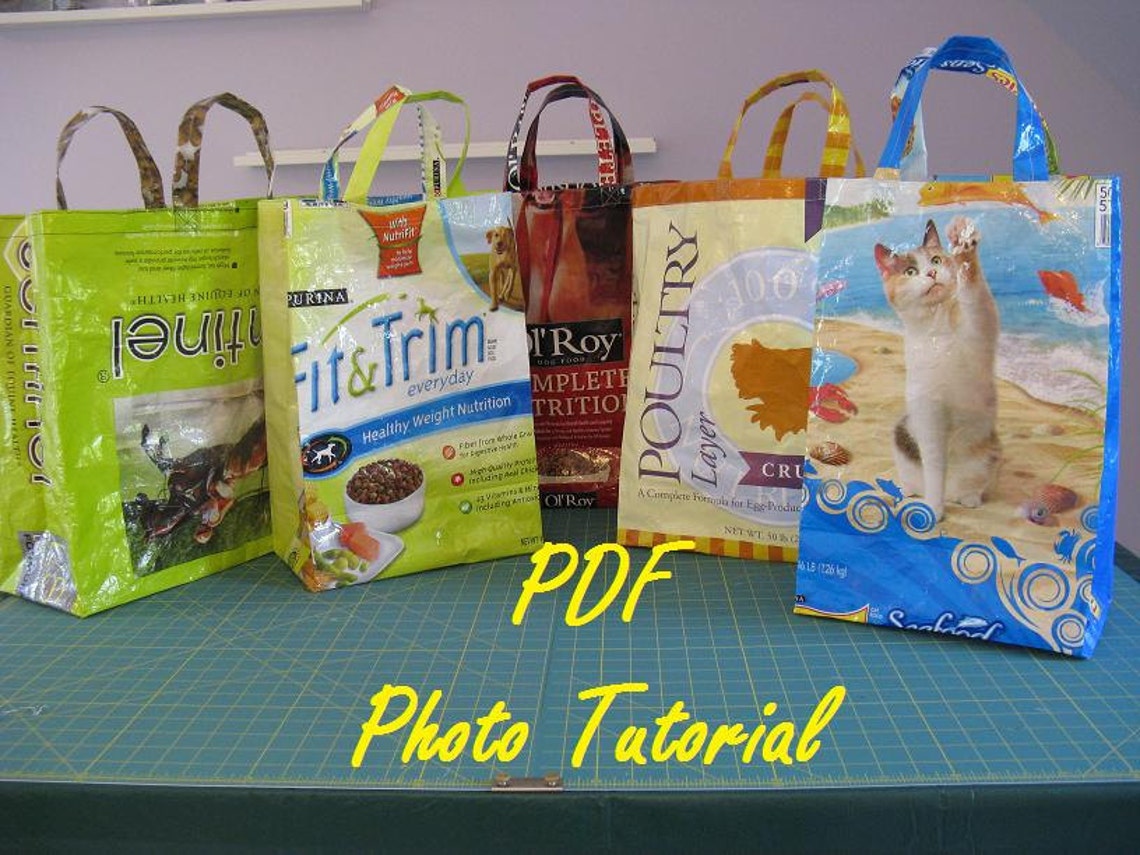Dog Food and Grain Bag - PDF Photo Tutorial/ Pattern - No. 4 - Etsy