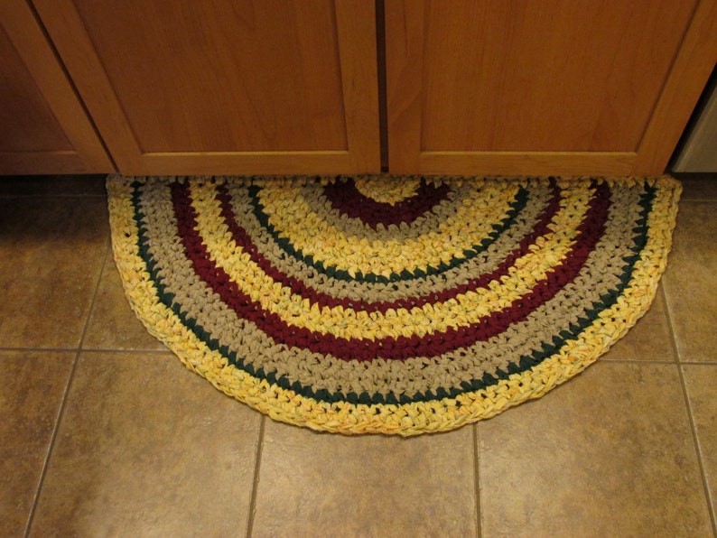 Half Moon Rag Rug - PDF Pattern - Etsy