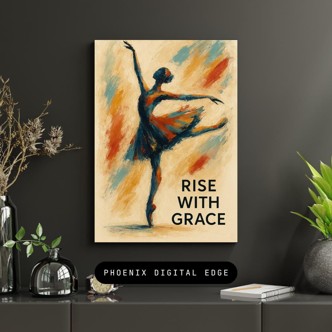 Dance Poster | Dance Wall Art Print | Ballet Studio Decor ...