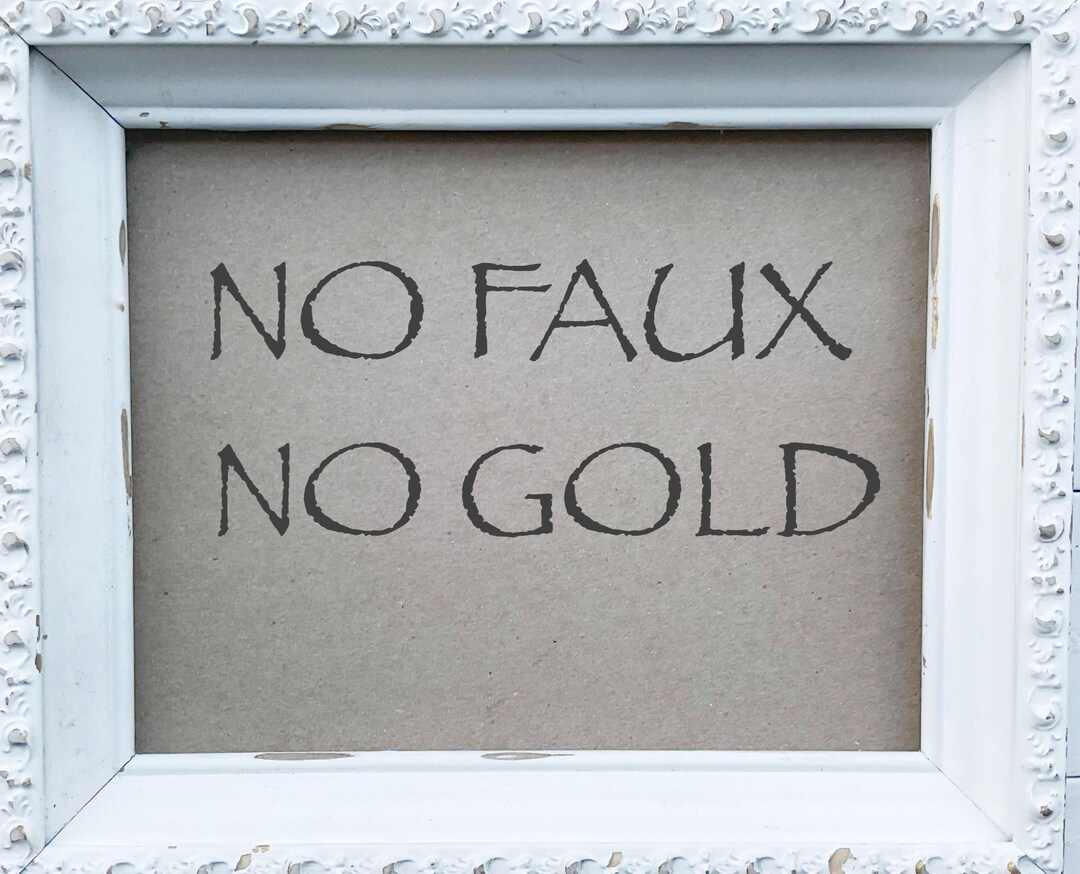 Read Details First - Invoice for Non-distressed or No Gold Faux ...