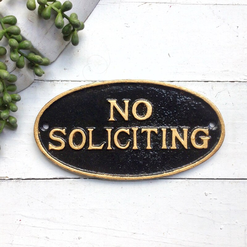 No Soliciting - Etsy