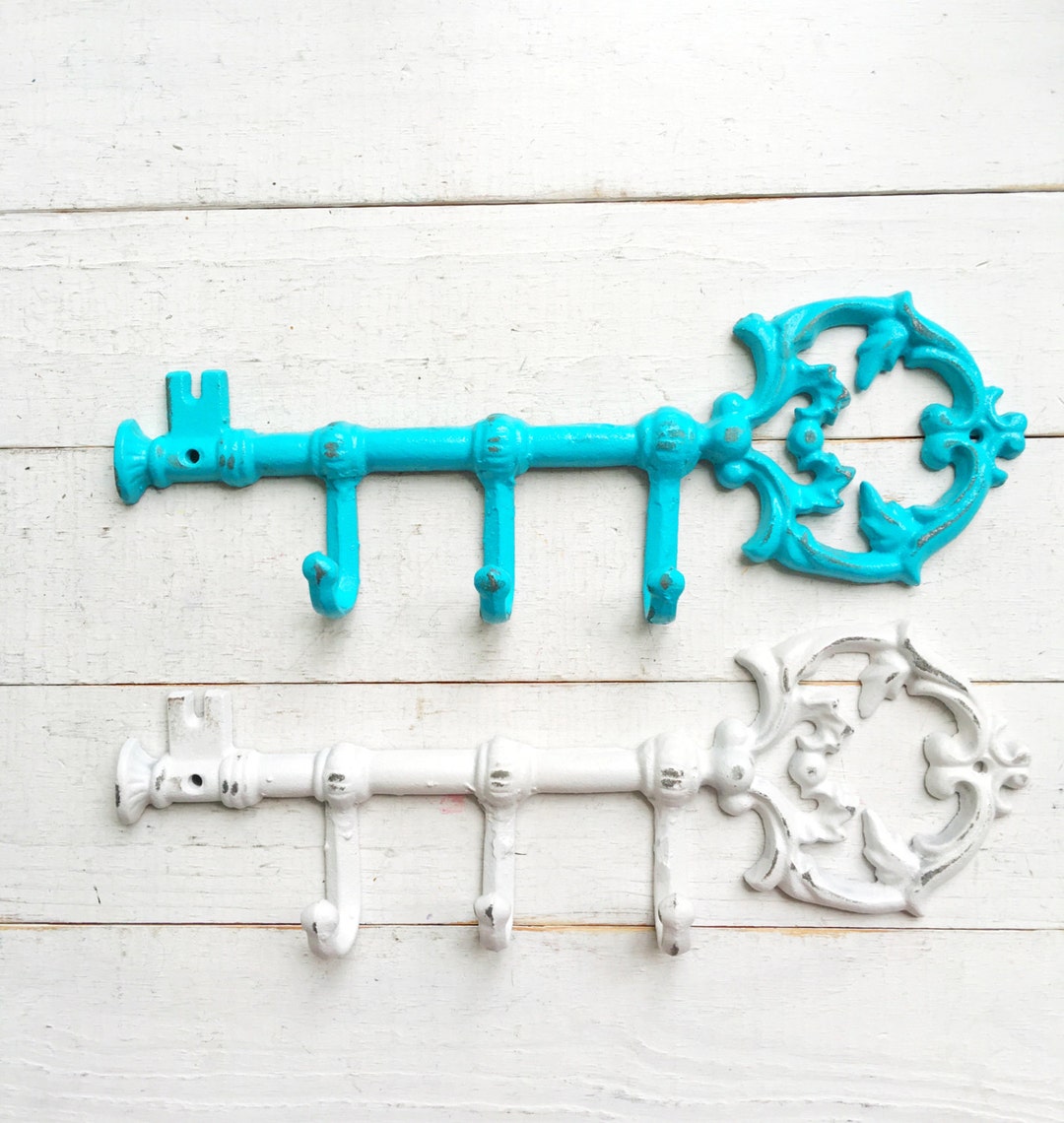 Cast Iron Skeleton Key Wall Key Holder,key Rack,decorative Victorian ...