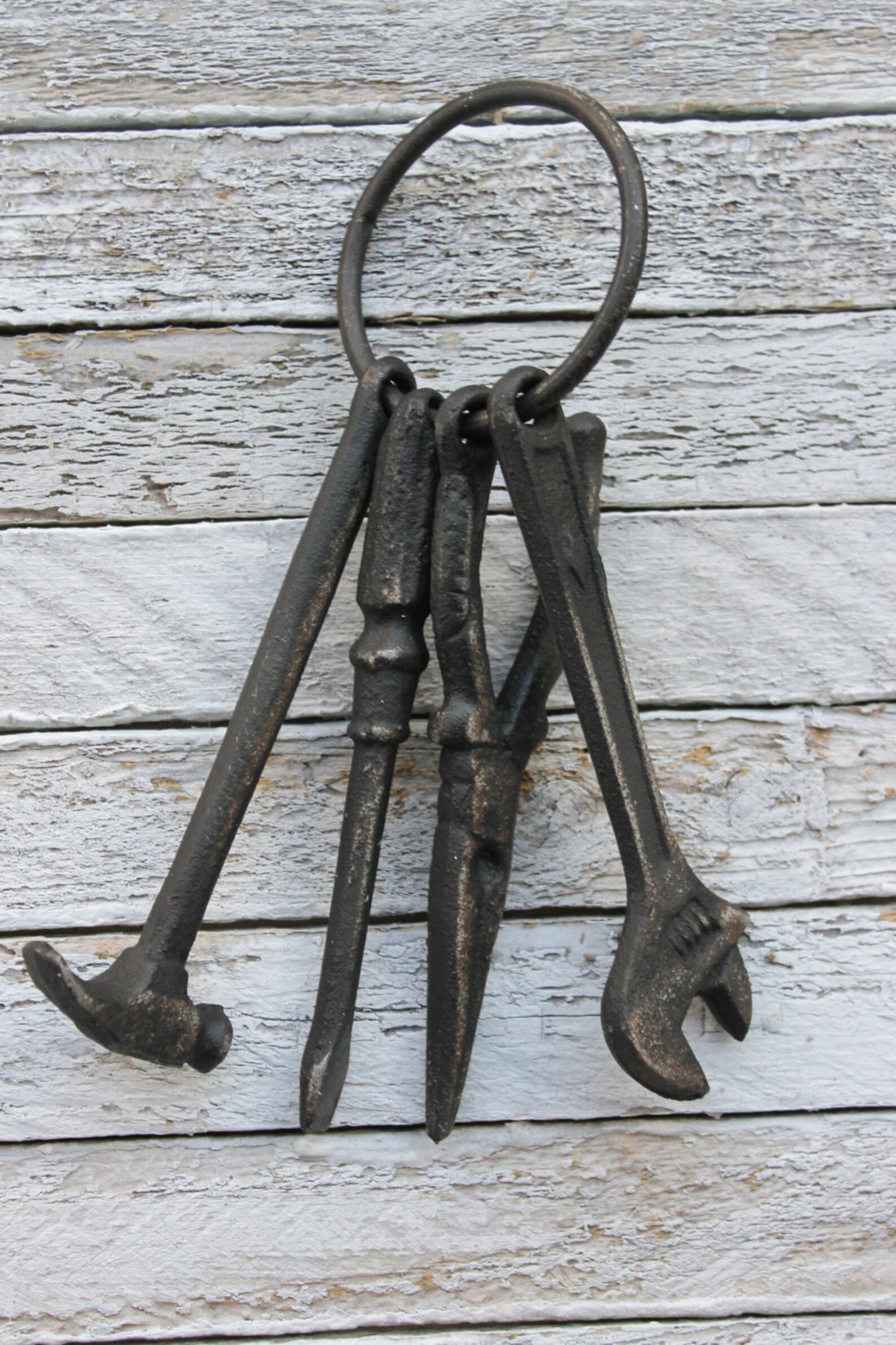 Cast Iron Garden Tools on A Ring-mens Gift mens Toolscountry - Etsy