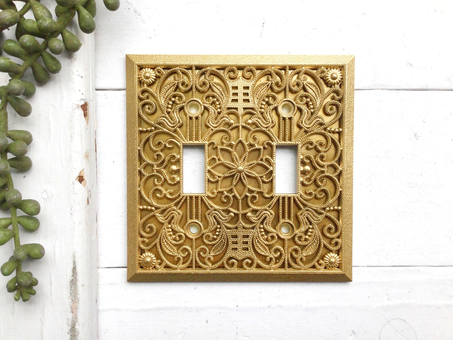Light Switch Cover in Muted Gold Modern Home - Etsy