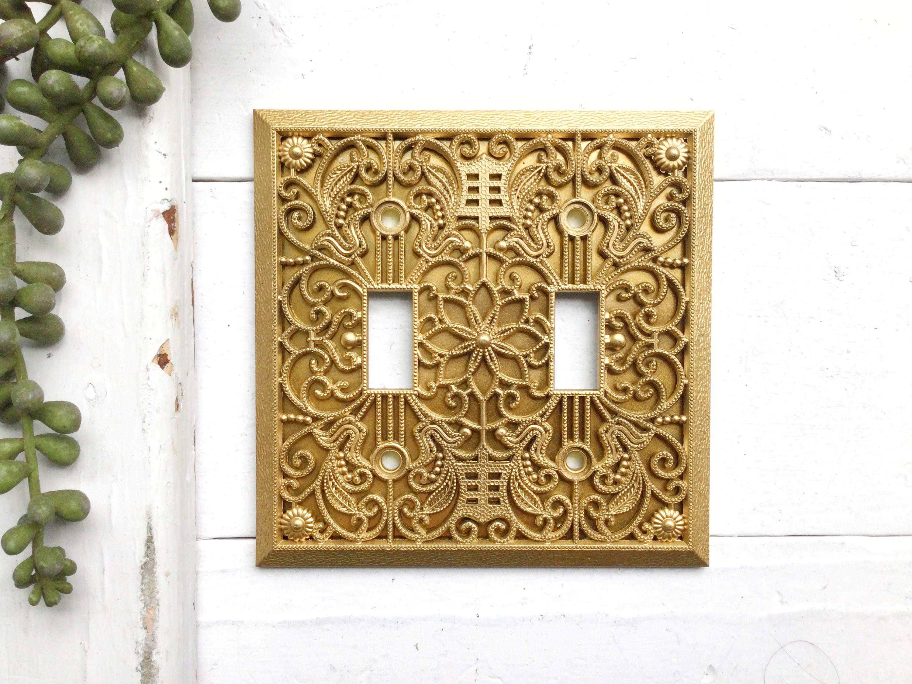 Light Switch Cover in Muted Gold Modern Home - Etsy