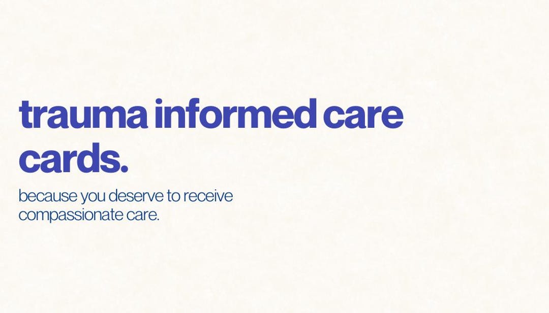 Printable Trauma-informed Care Card - Etsy