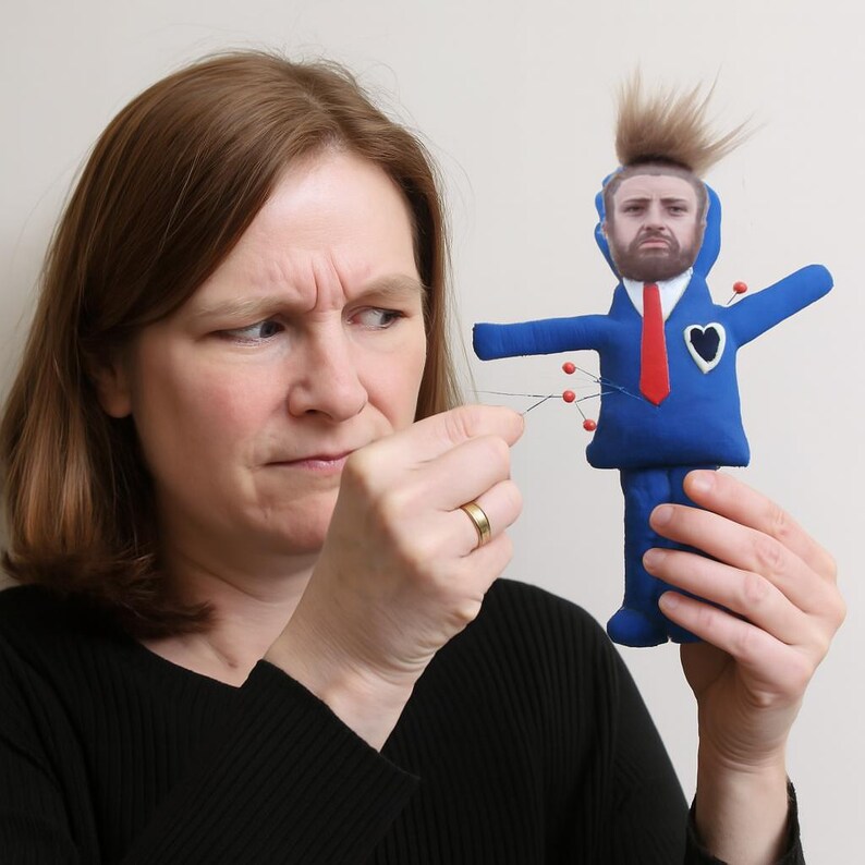 J.D. Vance Voodoo Doll: Hand Sculpted Skull Pins, Political Gag Gift - Etsy