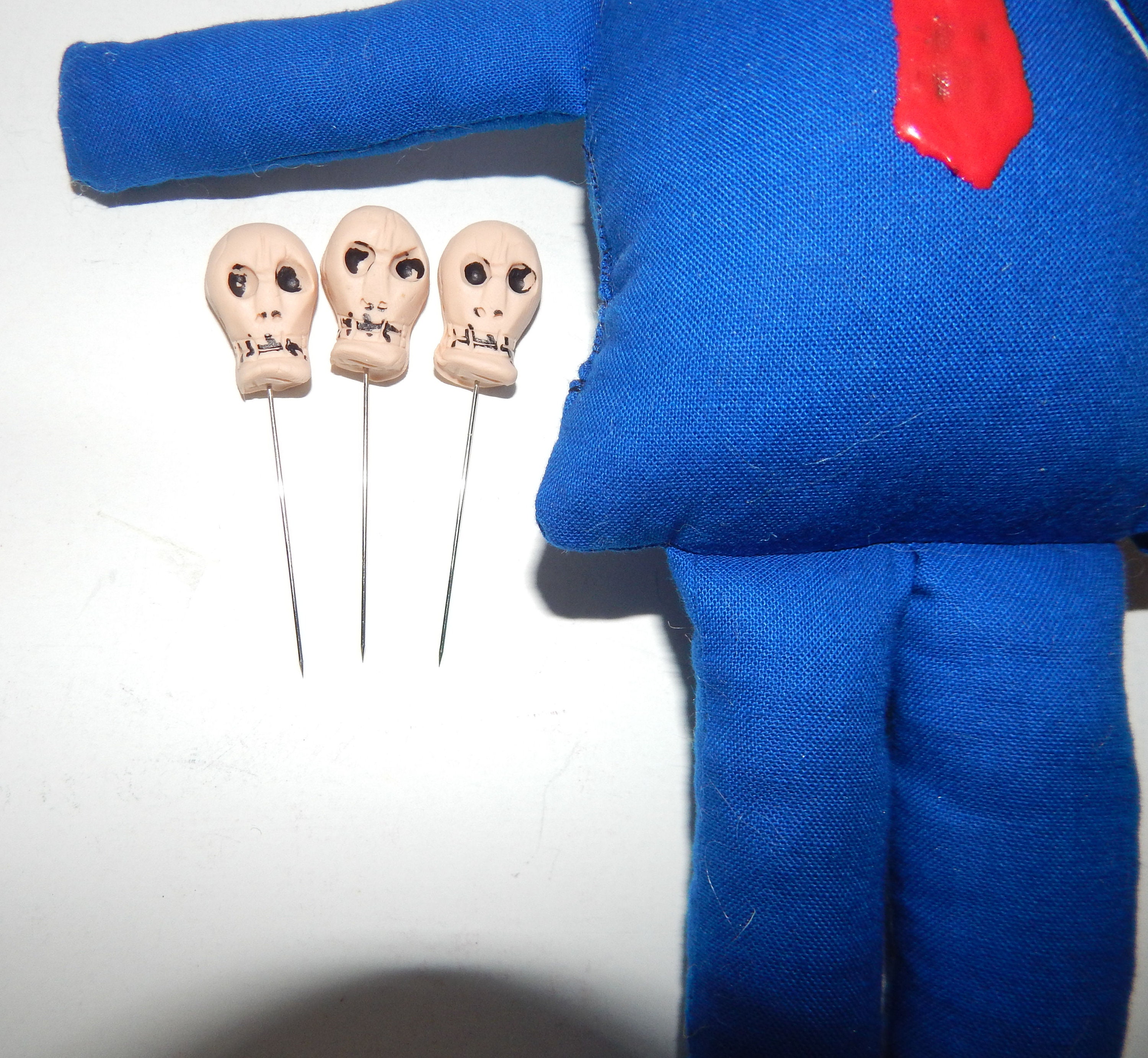 J.D. Vance Voodoo Doll: Hand Sculpted Skull Pins, Political Gag Gift - Etsy