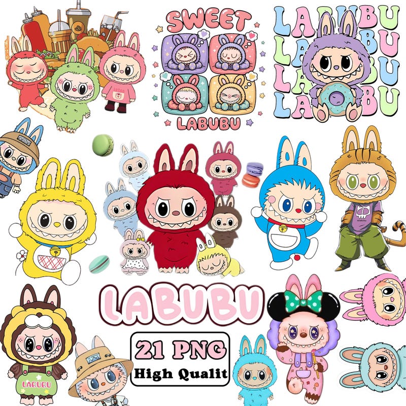 Labubu Purple - Etsy