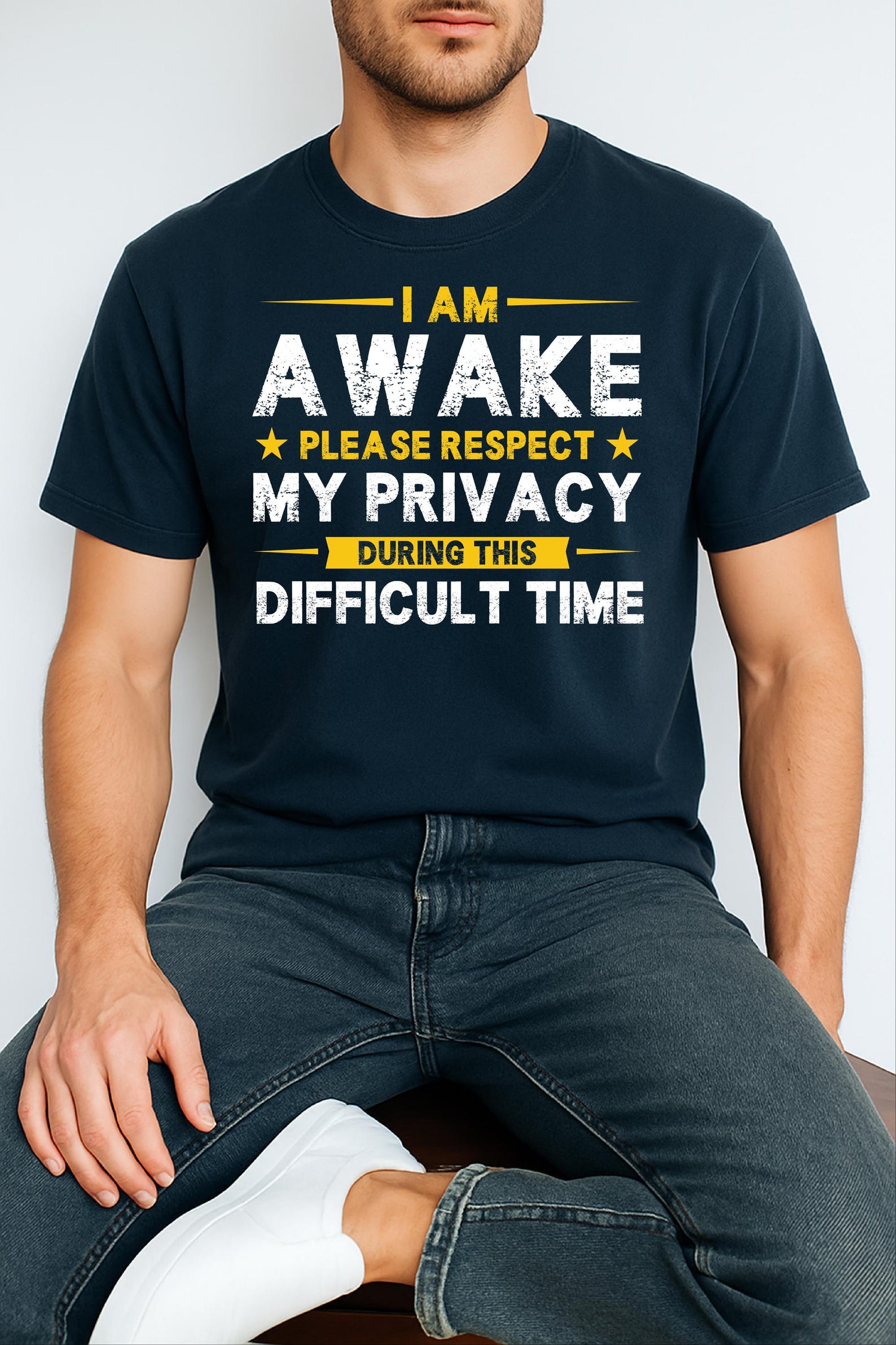 I Am Awake, Respect My Privacy PNG, Sarcastic Ironic Shirt (digital ...