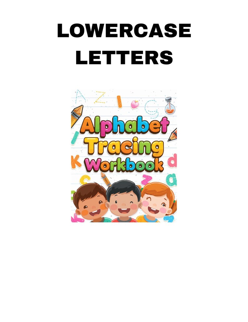 Alphabet Tracing Workbook Printable for Kids | A–z Lowercase Tracing ...
