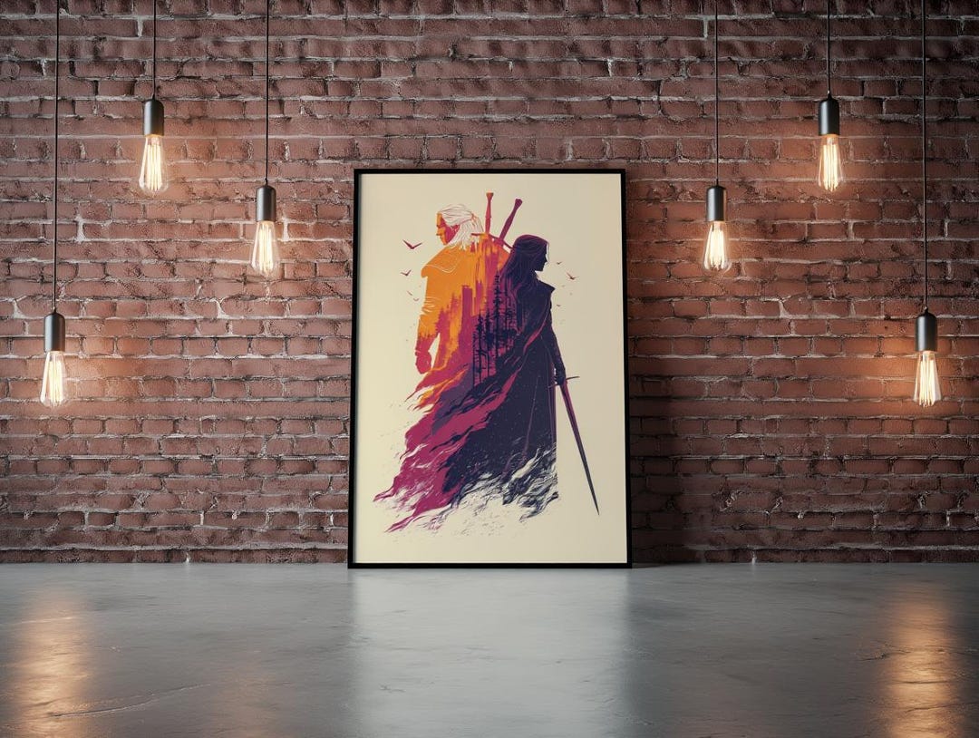 The Witcher Poster Painting – "lovers at the Edge of the World ...