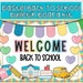 Pastel Welcome Back Bulletin Board Kit, Elementary Classroom, Digital ...