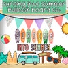 Surfing Into Summer Beach Bulletin Board Kit, Digital Download ...