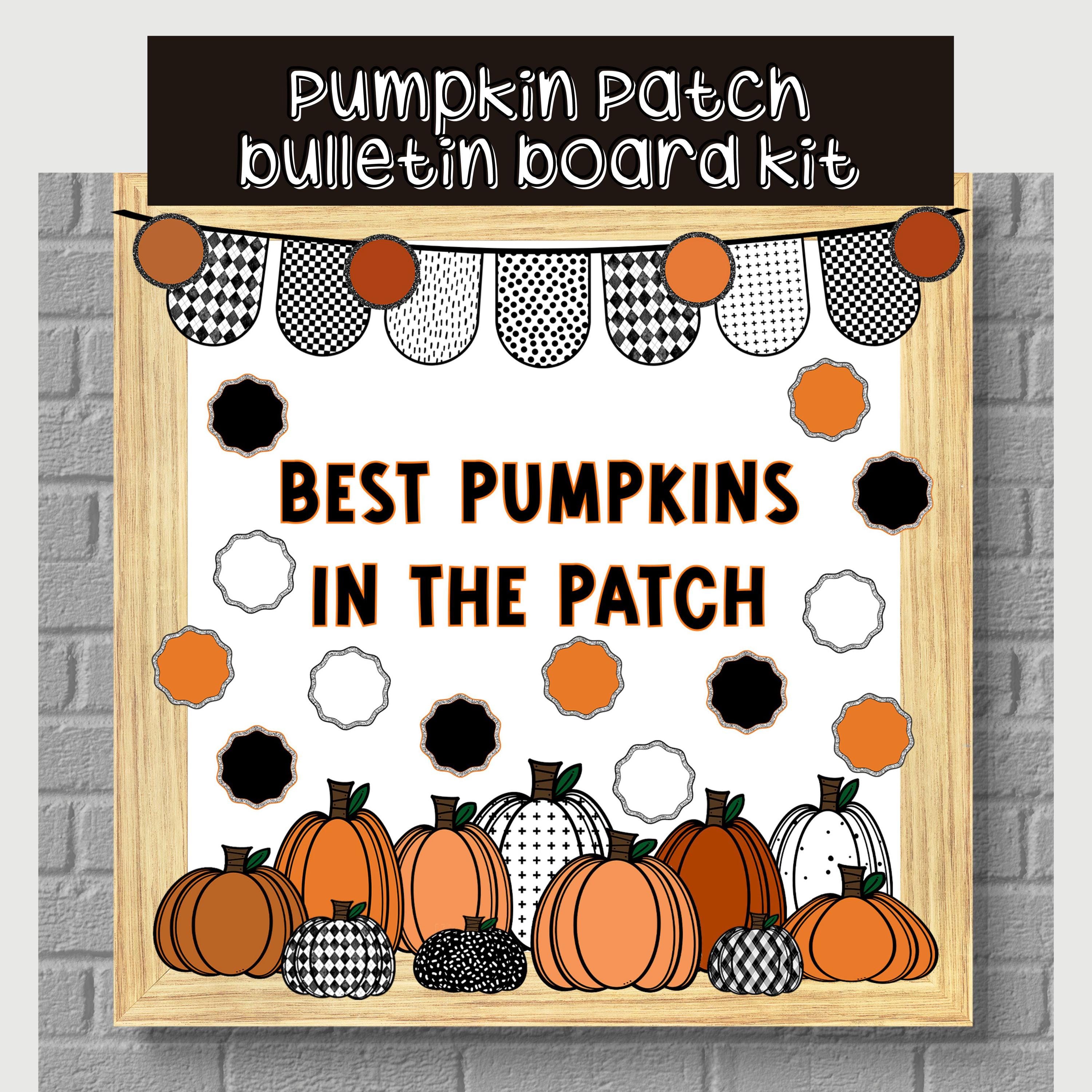 Fall Bulletin Board Kit, Halloween Printable Bulletin Board ...