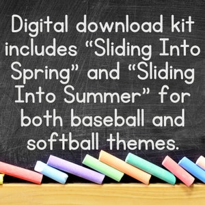 Spring and Summer Baseball and Softball Theme Bulletin Board Kit Bundle ...