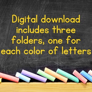 Summer Themed Bulletin Board Letters & Numbers, Digital Download ...