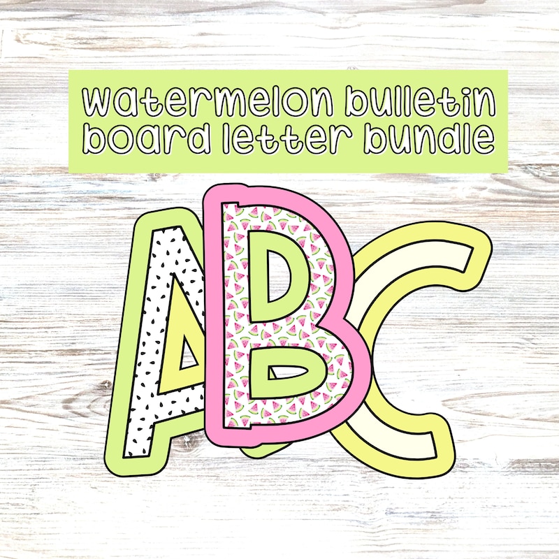 Watermelon Bulletin Board - Etsy