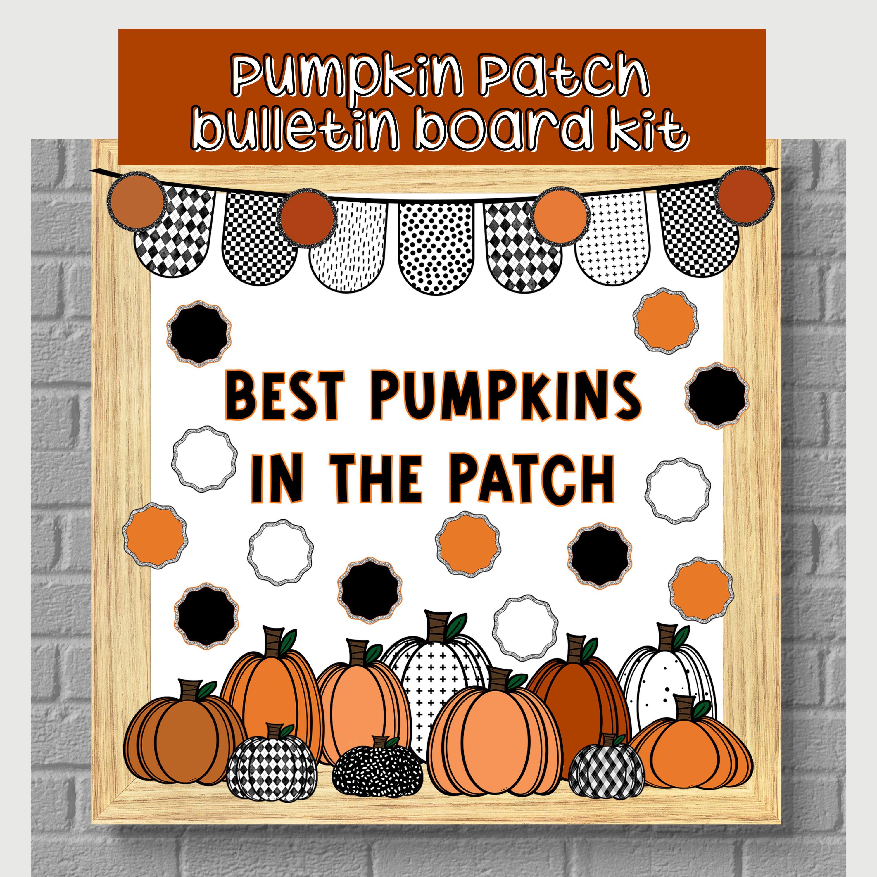 Fall Bulletin Board Kit, Halloween Printable Bulletin Board ...