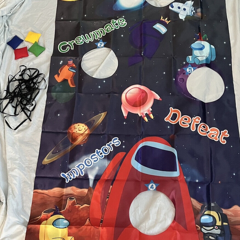 Among Us Birthday Banner - Etsy