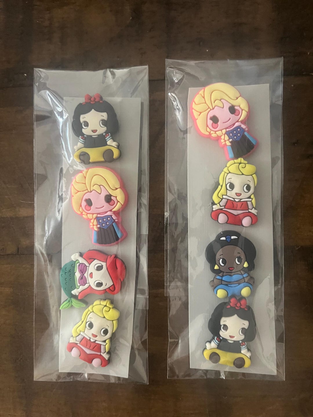 Princess Croc Charms Shoe Clips Cartoon Little Mermaid Snowwhite - Etsy