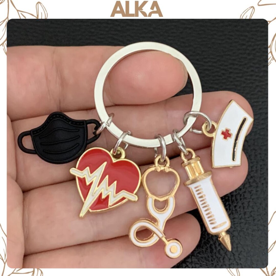 Nurse Keychain | Medical-themed Keyring | Doctor Gift | Healthcare ...